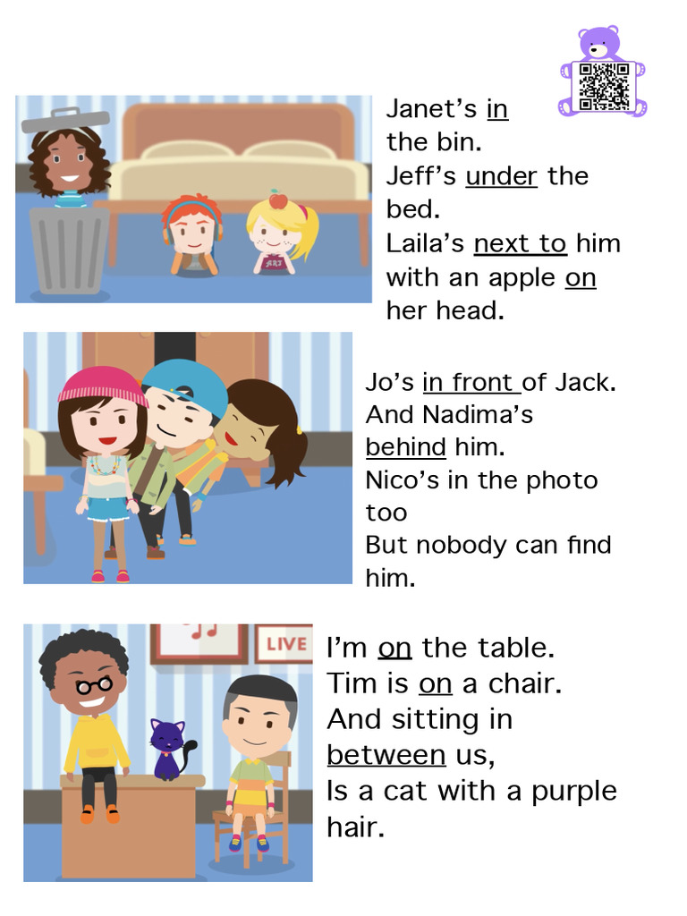 English Chant Preposition | PDF