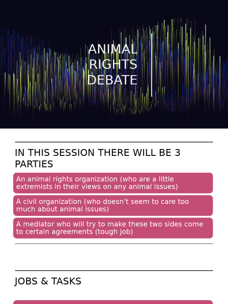 Animals Debate | PDF