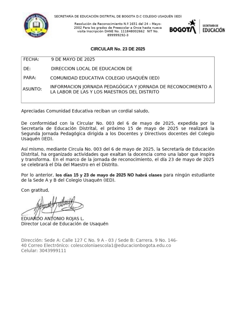 23.circular J.pedagogica y J.reconoc Maestros - 1 | PDF