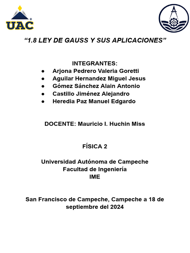Ley de Gauss y Campo Eléctrico | PDF | Flujo | Campo eléctrico