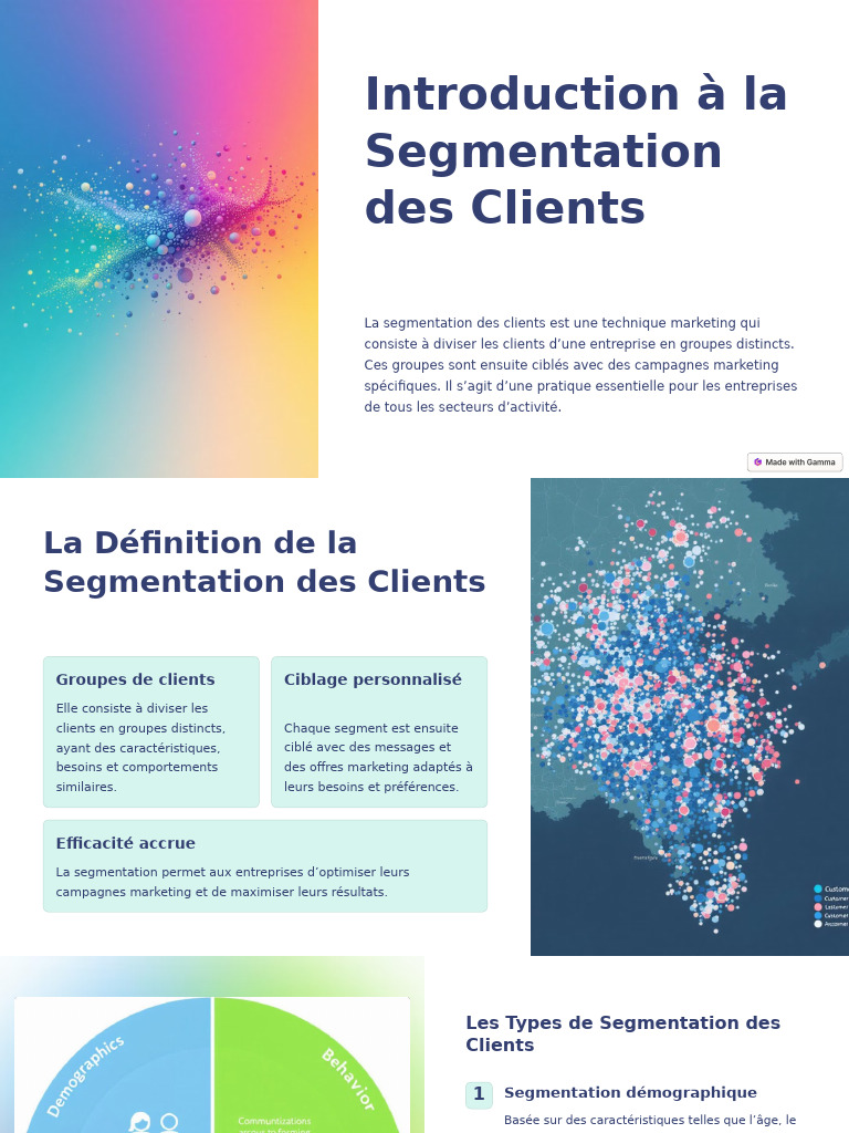 Introduction a La Segmentation Des Clients | PDF | Commercialisation | Segmentation (marketing)