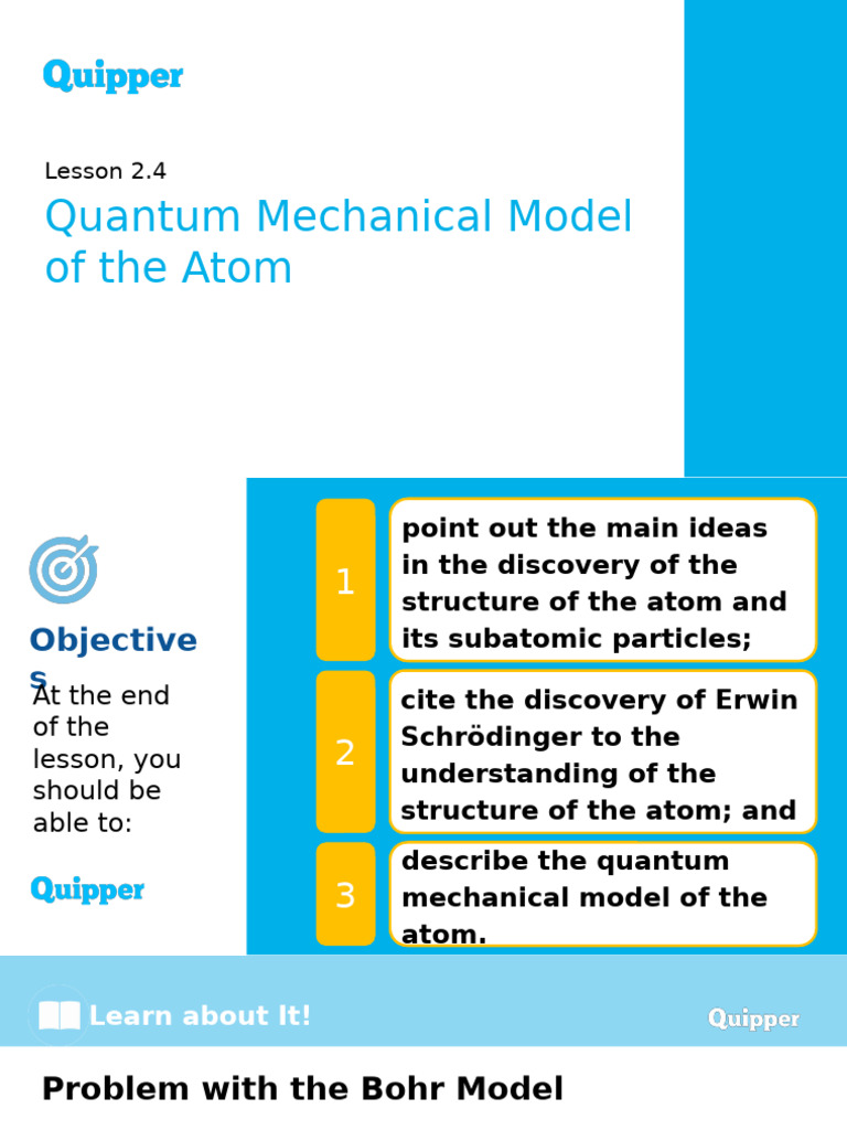Physical Science SHS 2.4 | PDF | Quantum Mechanics | Electron
