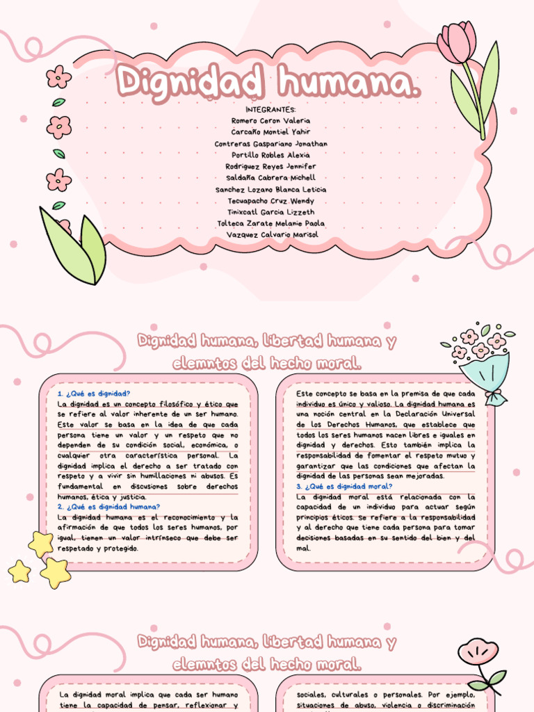 Dignidad Humana | PDF | Dignidad | Moralidad