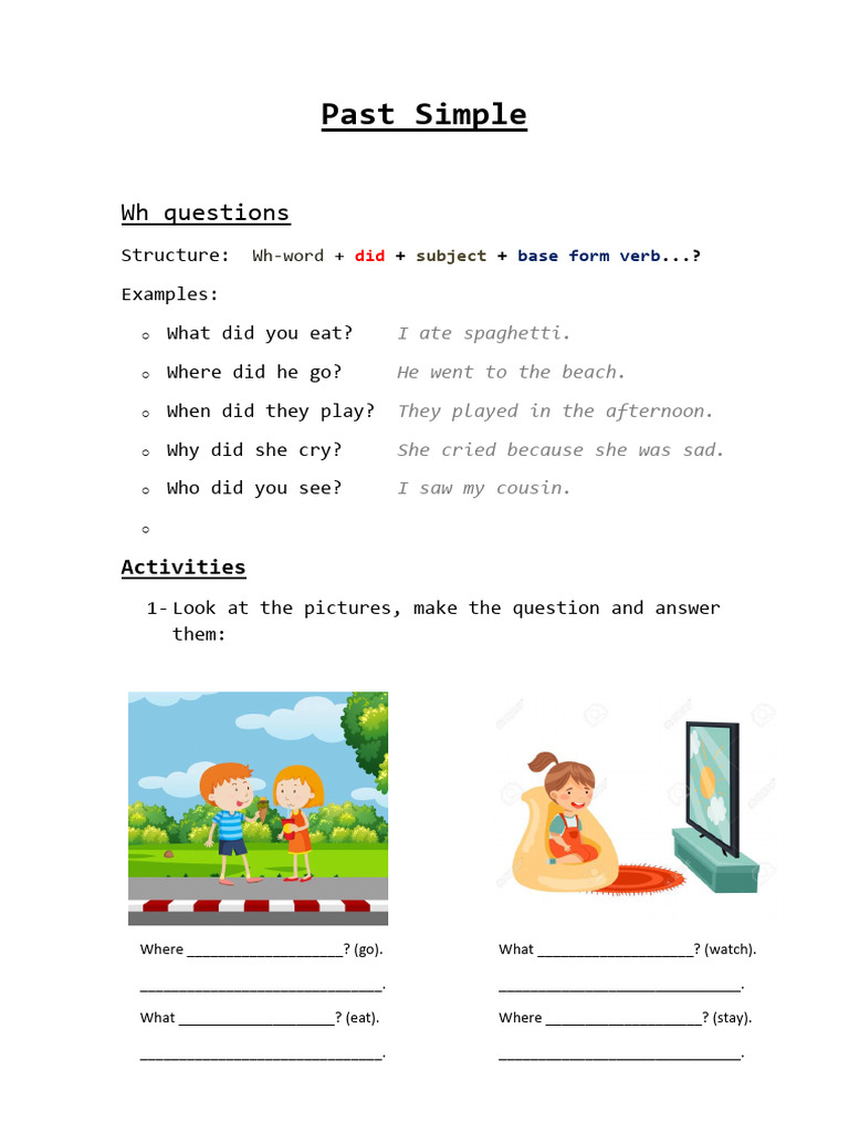 Past Simple 3 | PDF