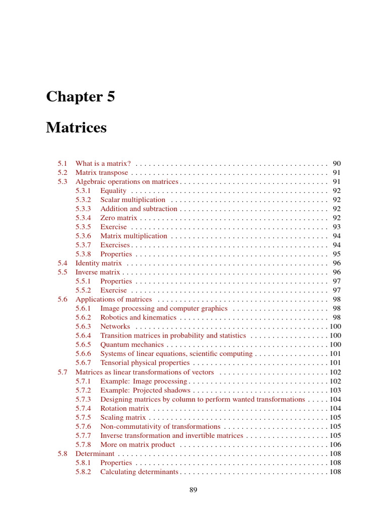 Week 5 Scribbles | PDF | Matrix (Mathematics) | Linear Map