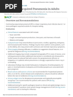 CAP Management Guidelines 2025 | PDF | Pneumonia | Medical Specialties