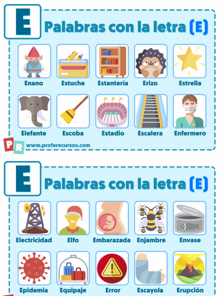Palabras Con e | PDF