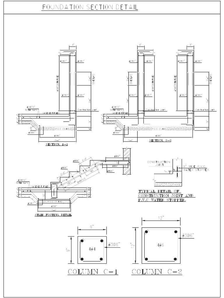 Foundation Section Detail | PDF