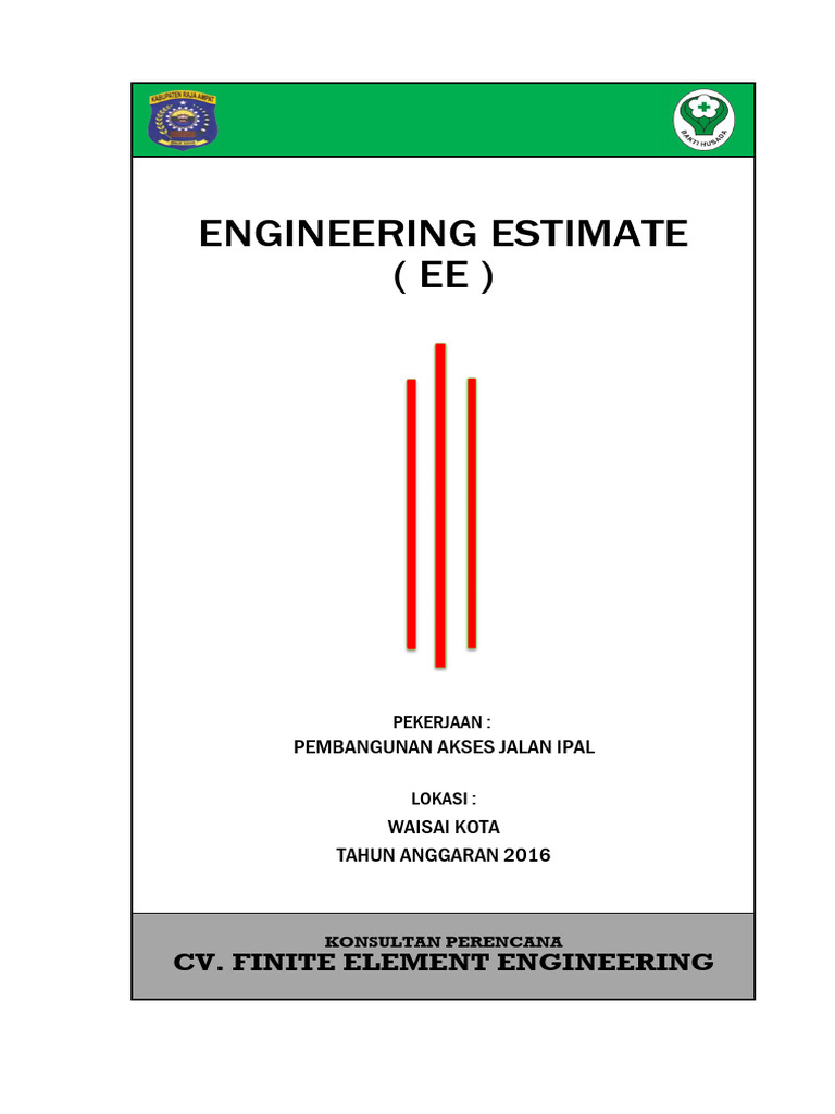 Rab - Jalan Akses Ipal Rsud | PDF