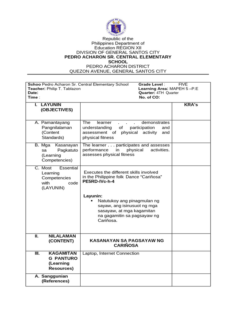 Lesson Plan4 | PDF