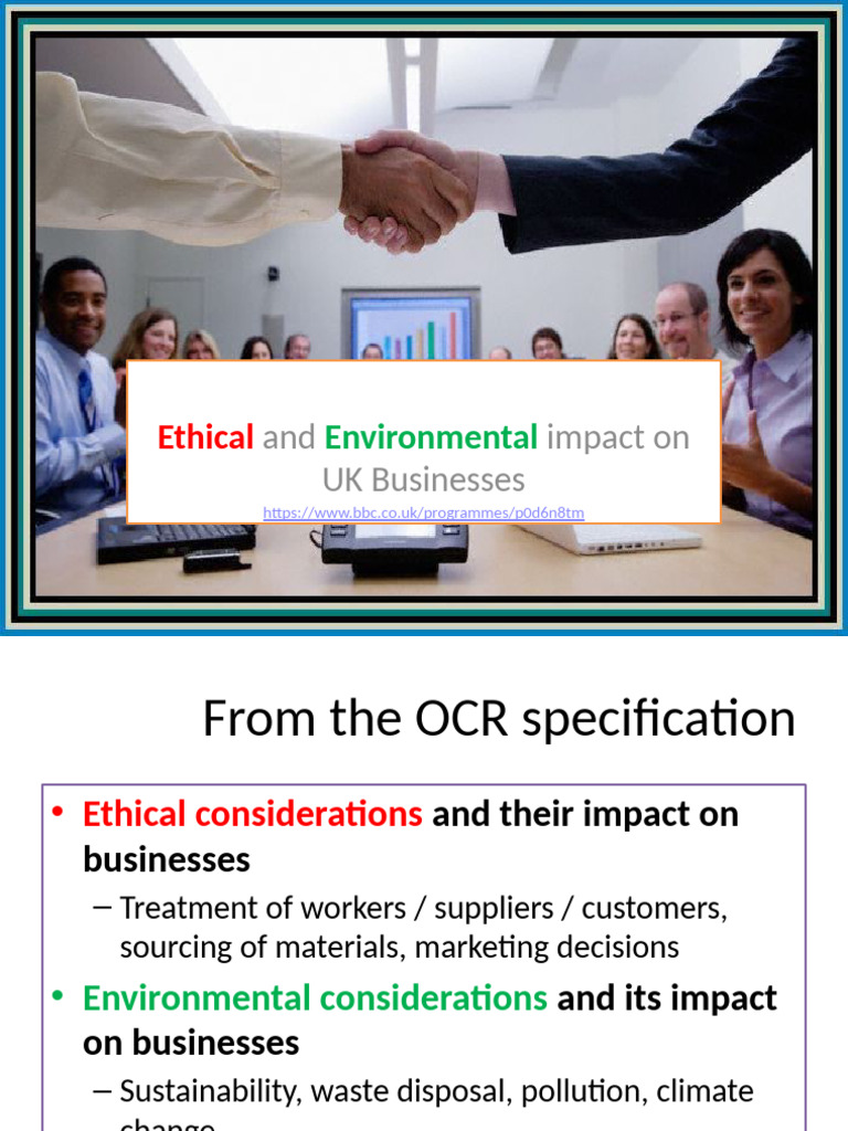 6.1 Ethical and Environmental Considerations Student | PDF | Recycling ...