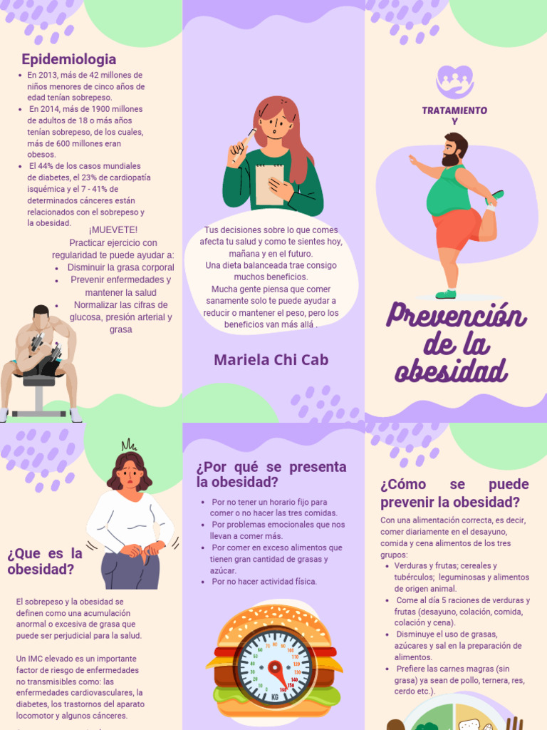 Purple and Beige Rett Syndrome Illustrated Brochure | PDF | Obesidad ...