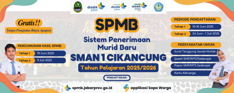 Banner Pendaftaran SPMB 2025 | PDF