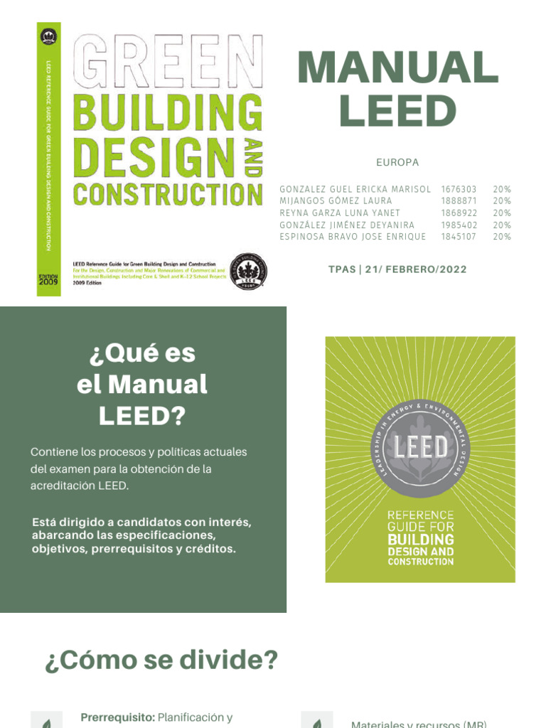 Manual Leed | PDF | Residuos | Reciclaje