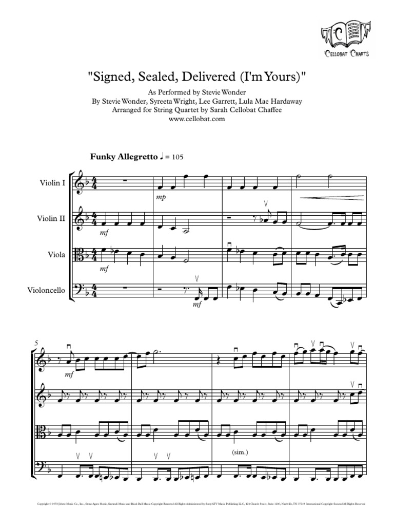 Sheet Music Order Confirmation | PDF