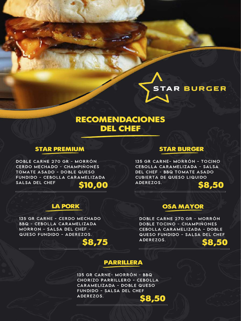 Menu Star Burger-6 | PDF