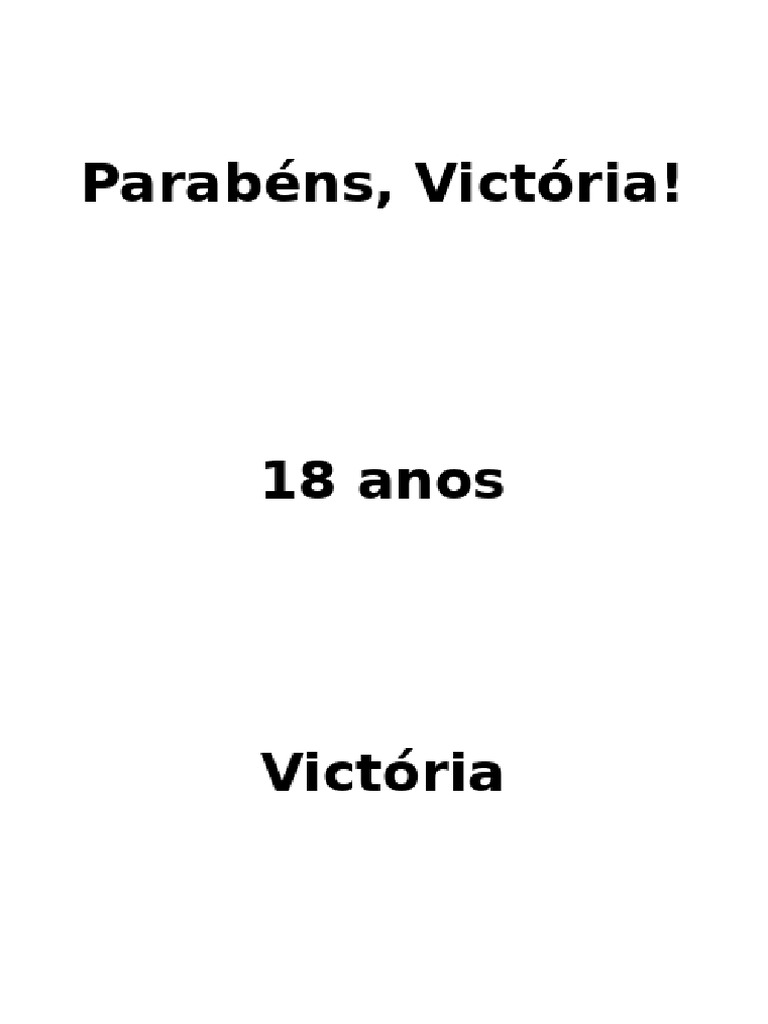 Topper F1 Victoria 18 Anos | PDF