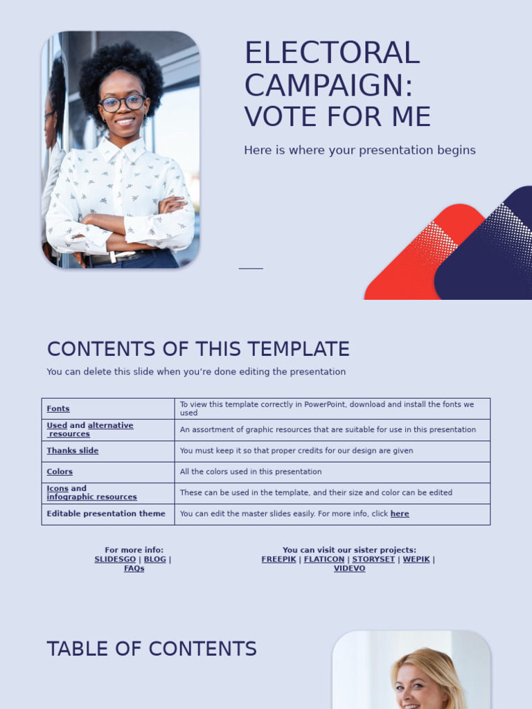 Electoral Campaign - Vote For Me by Slidesgo | PDF | Cost Of Living ...