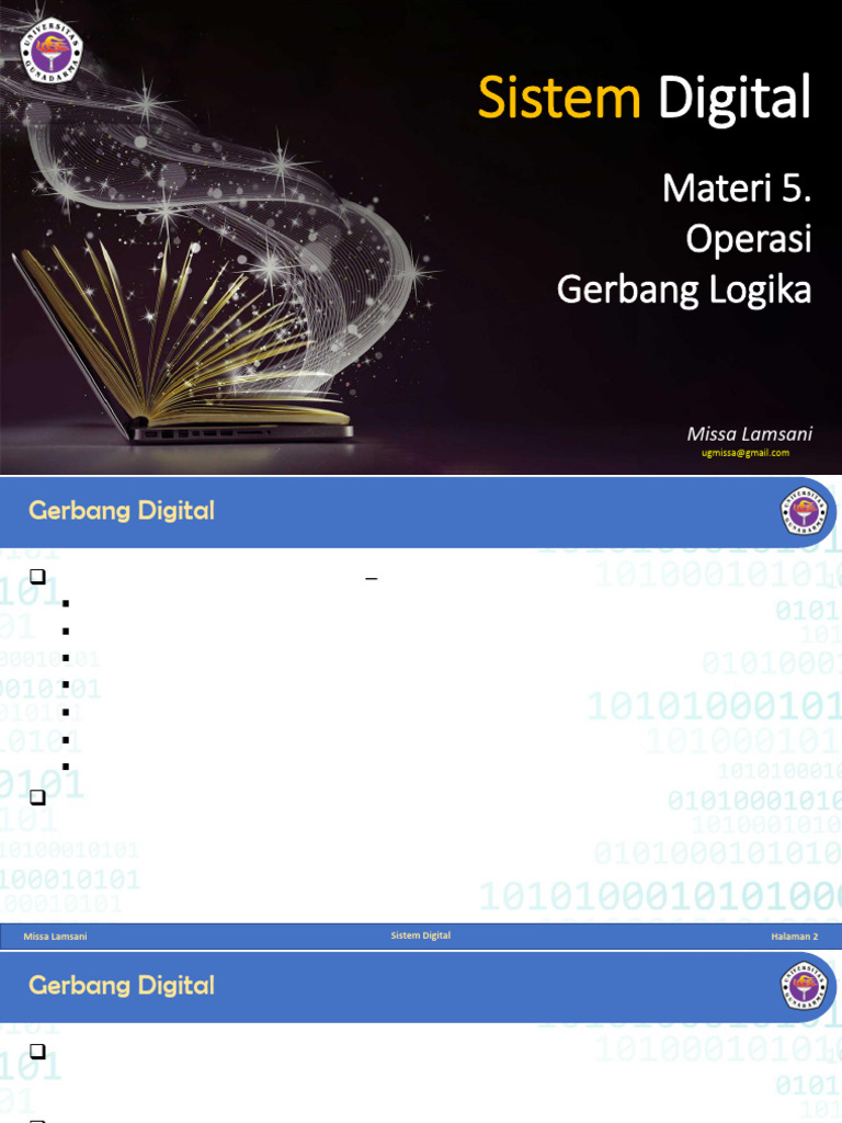 (5. SD Operasi Gerbang Logika | PDF