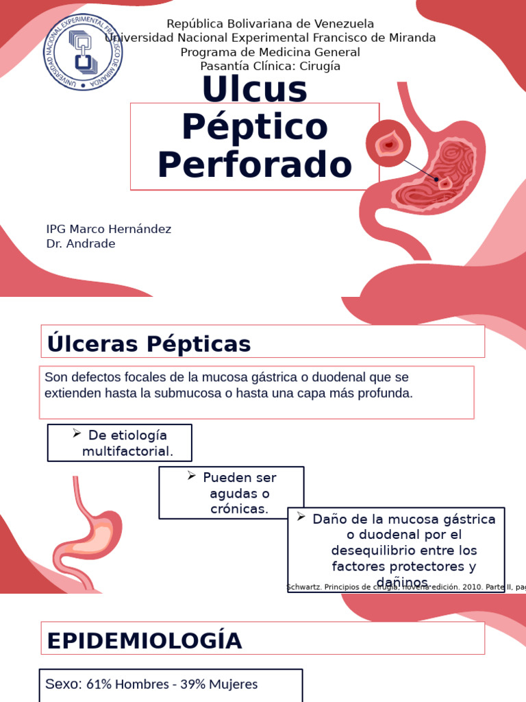 Ulcus Peptico Perforado Piso | PDF | Especialidades Medicas | Medicina ...