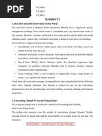 Hotel Pick-Up Report Template | PDF | Pricing | Business