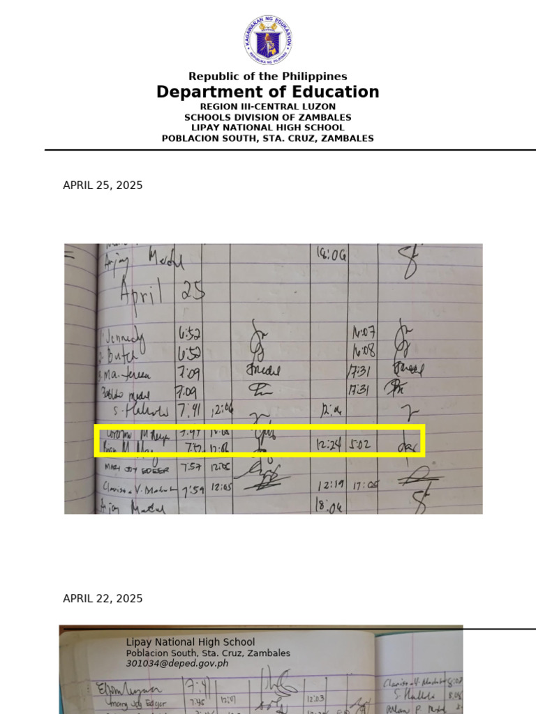 Lipay National High School Overview | PDF