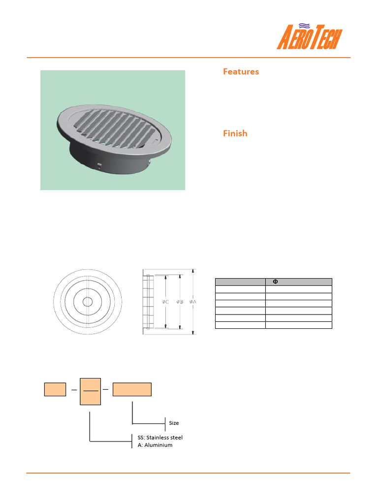 Round Louver v20170801 | PDF