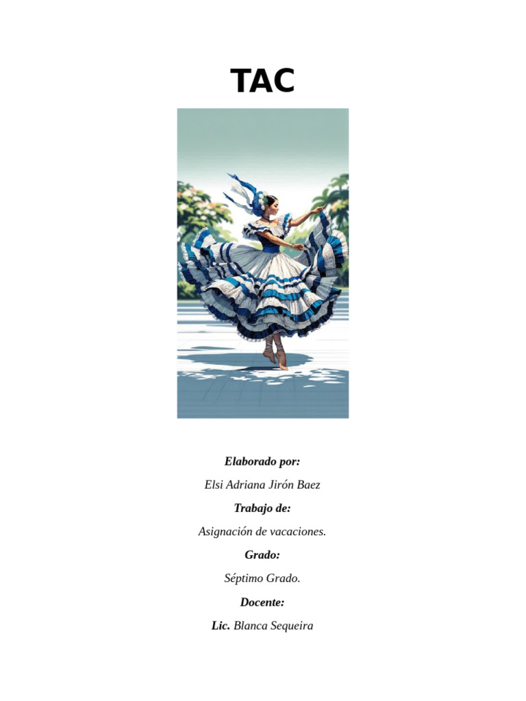 TAC, Trabajo A Elsii | PDF | Nicaragua | Folklore