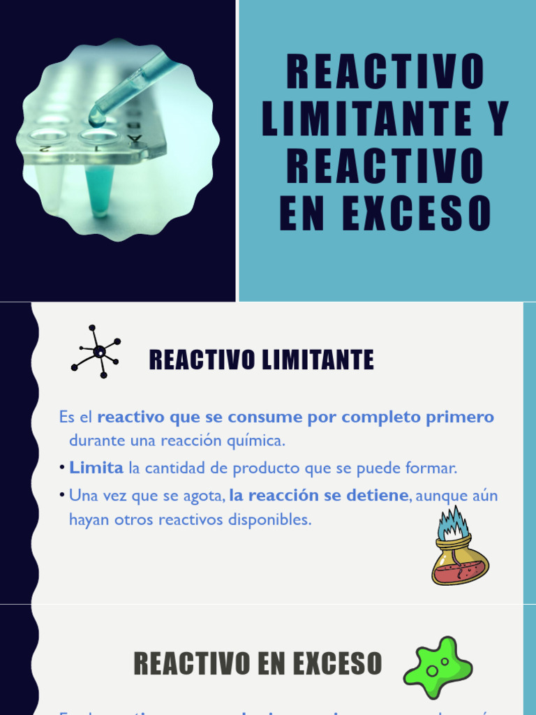Reactivo Limitante y Reactivo en Exceso | PDF | Propano | Dióxido de carbono