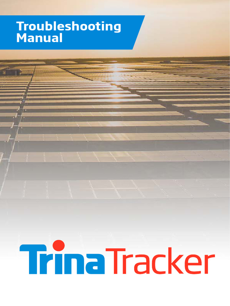 Trina Solar Tracker User Manual | PDF | Electrical Connector | Power Inverter