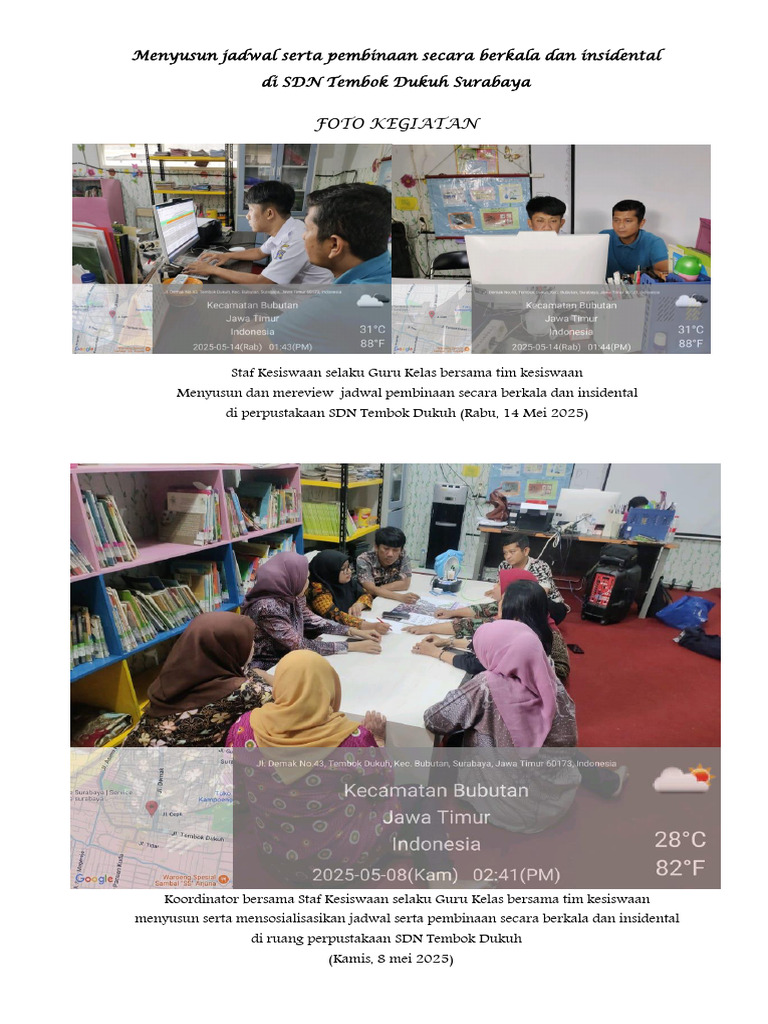 Menyusun Jadwal Serta Pembinaan Secara Berkala Dan Insidental - 14MEI2025 | PDF