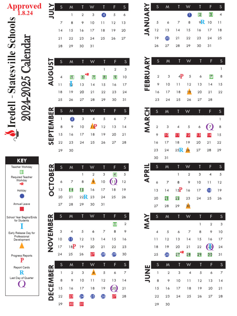 2024-2025 School Year Calendar | PDF