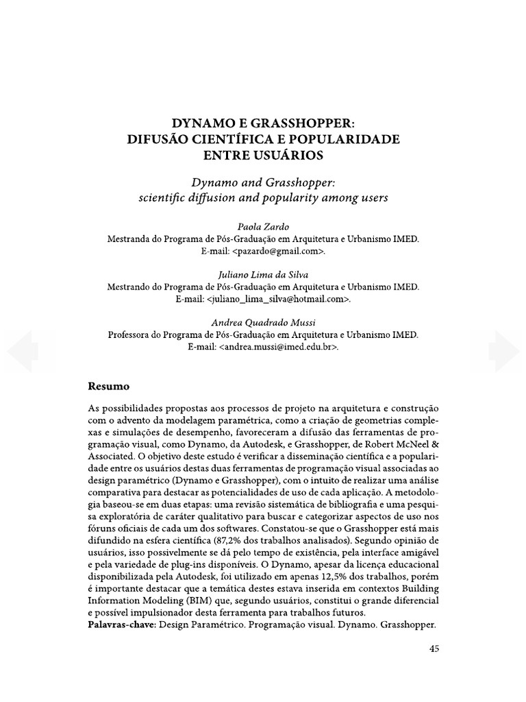 Dynamo Vs Grasshopper | PDF