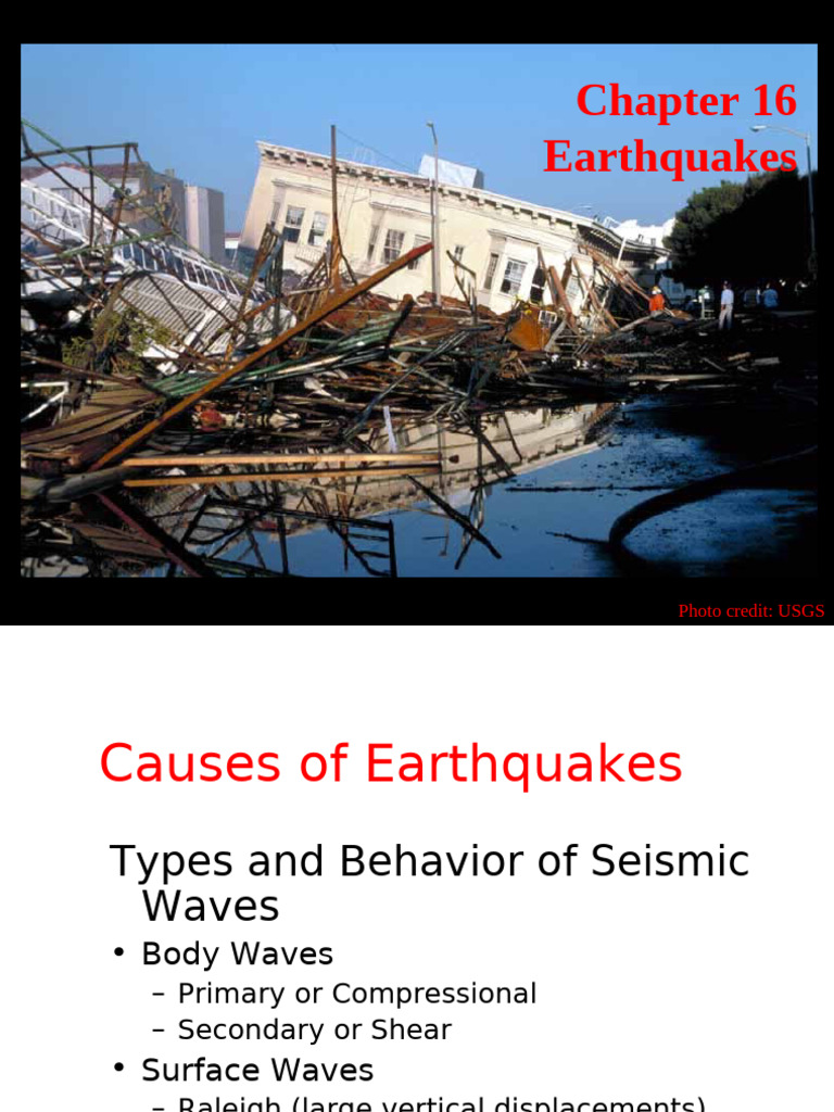 Lect 25 Earthquakes 1 | PDF