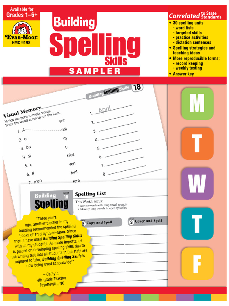 Grade 1-6 Spelling Skills Program | PDF | Linguistics | Writing