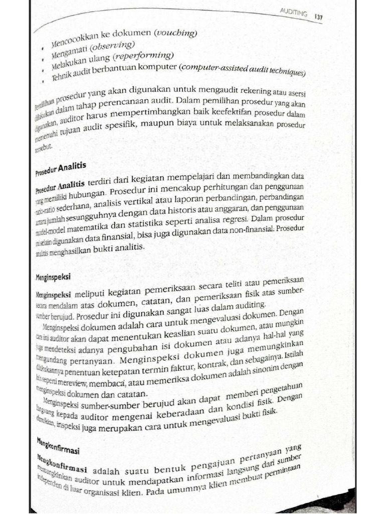 Bab 4 Tujuan Bukti Dan Keryas Kerja Audit | PDF