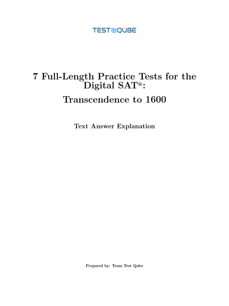 671dee1e844df0983b6f8db1 - 7 Full-Length Practice Tests For The Digital ...