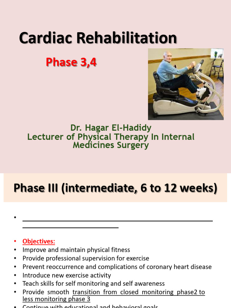 Cardiac Rehabilitation Phase 3 Overview | PDF | High Intensity Interval ...