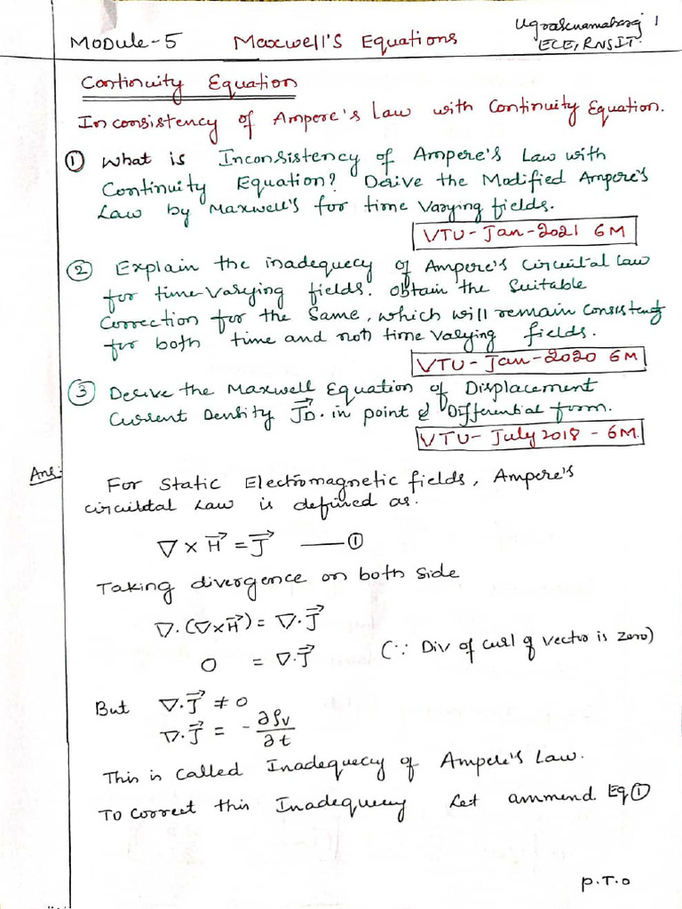 Emw - Module 5 (Rnsit) | PDF