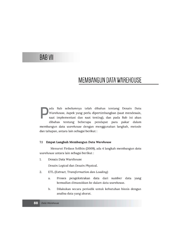 Dev DataWareHouse Compressed | PDF