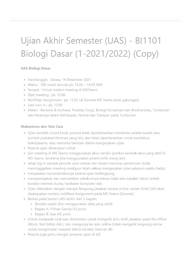 Pembahasan UAS 2021 (Part 1) | PDF