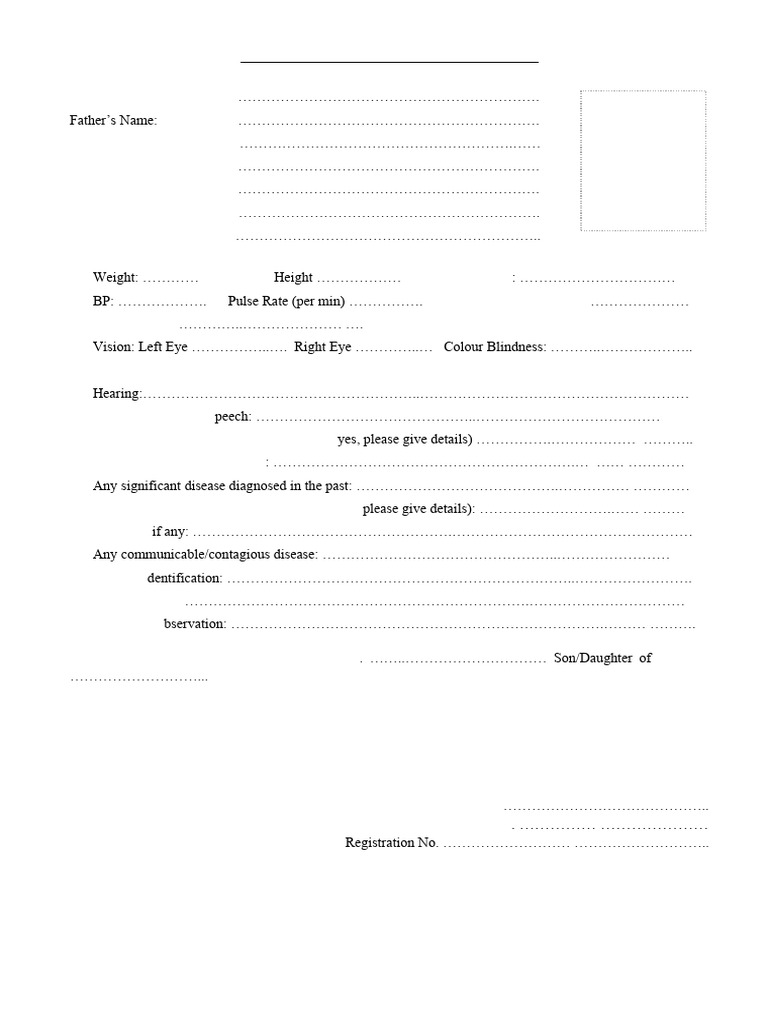 Medical Fitness Certificate Template | PDF | Physician | Health Care