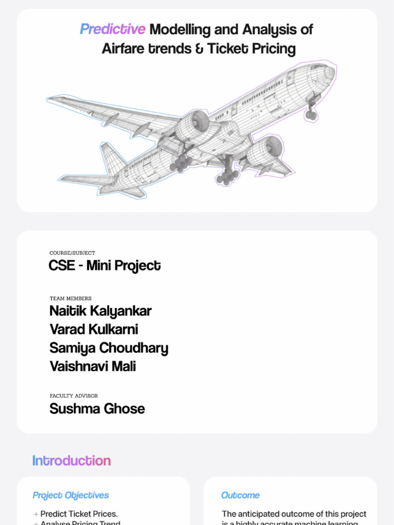 Mini Project Presentation Machine Learning Project | PDF