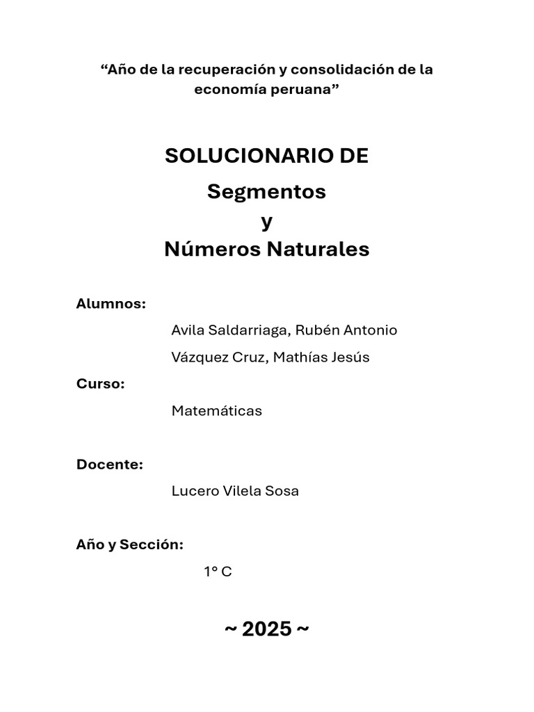 Solucionario de Matematicas | PDF
