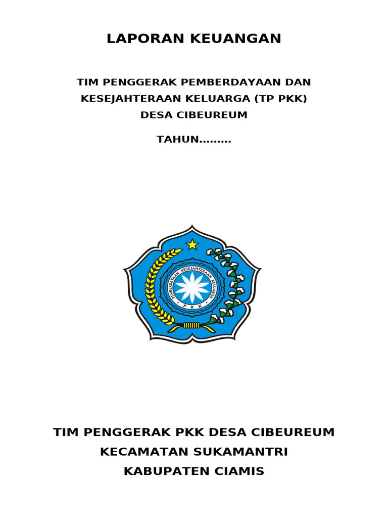 Cover Laporan Keuangan | PDF