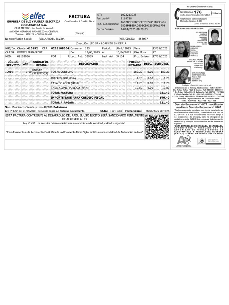 Casa Abril Elfec | PDF