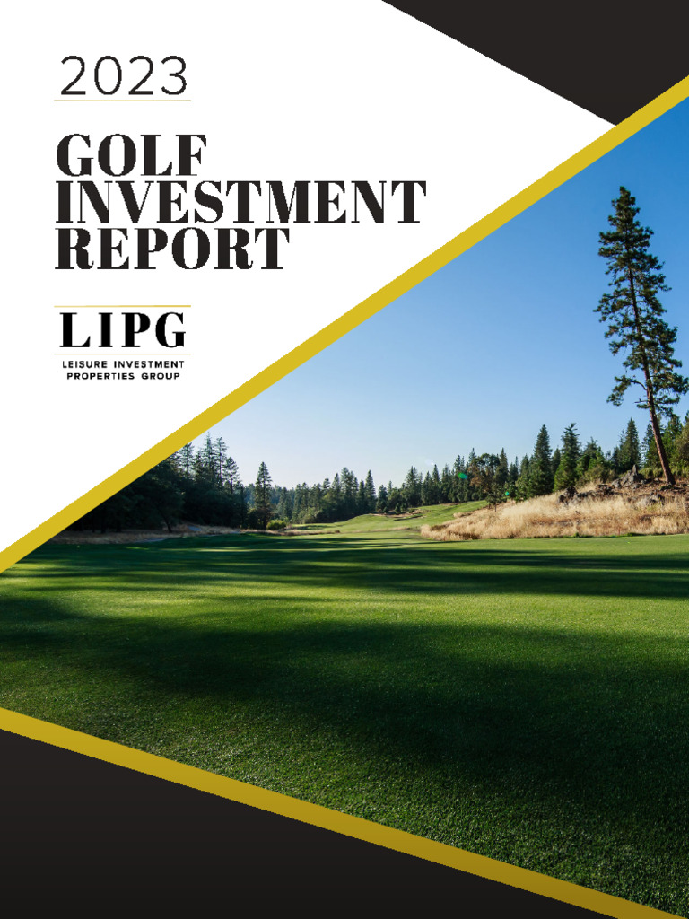 Golf Investment Report LIPG 2023 | PDF | Interest | Pricing