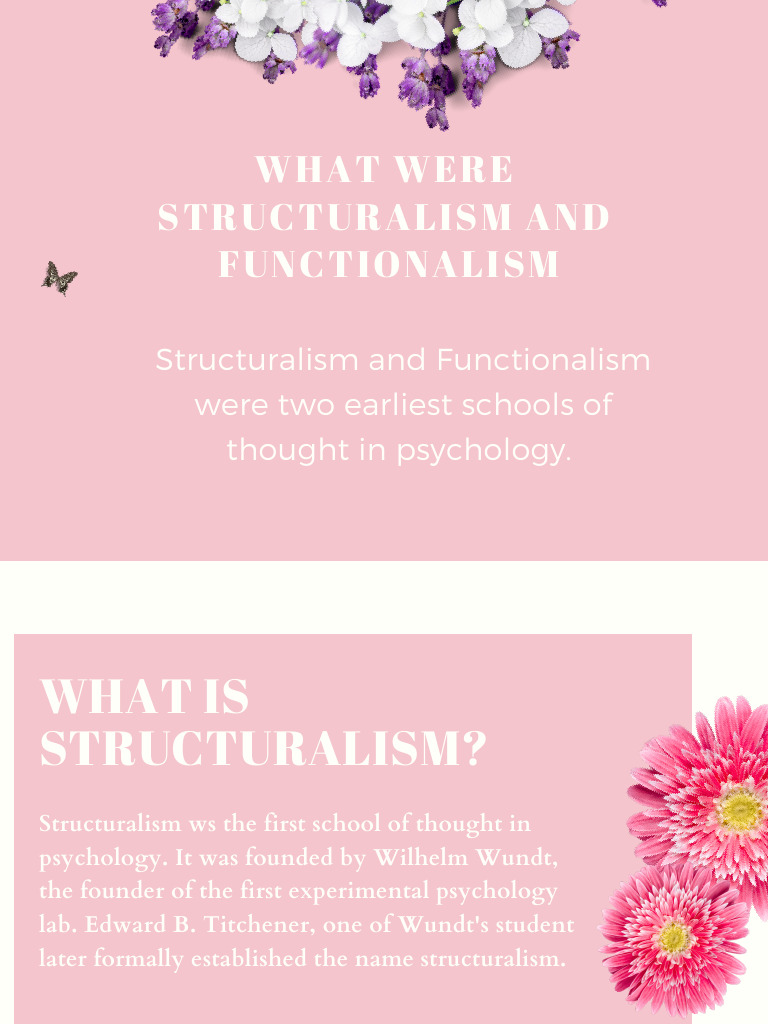 What is Structuralism and Functionalist in Psychology | PDF ...