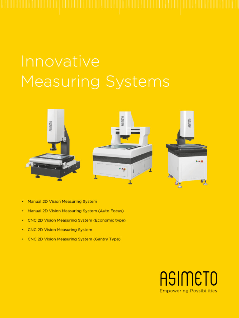 2D Vision Measuring Systems Overview | PDF | Camera | Zoom Lens