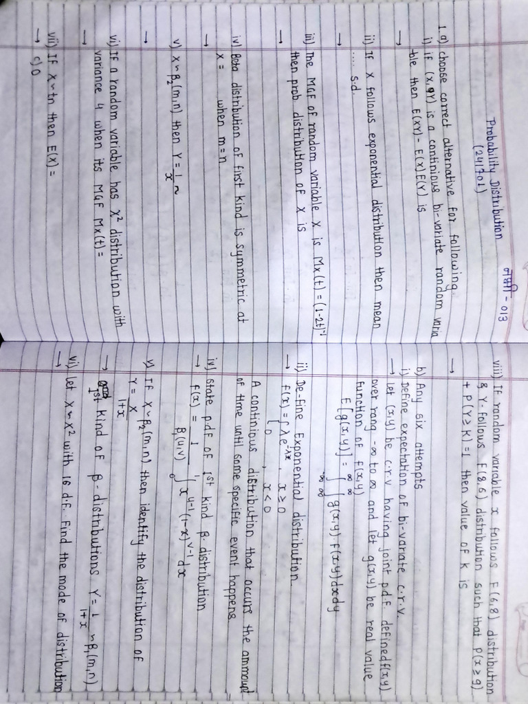 ST-401 (नक्षी) PYP Solved and IMP-1 | PDF
